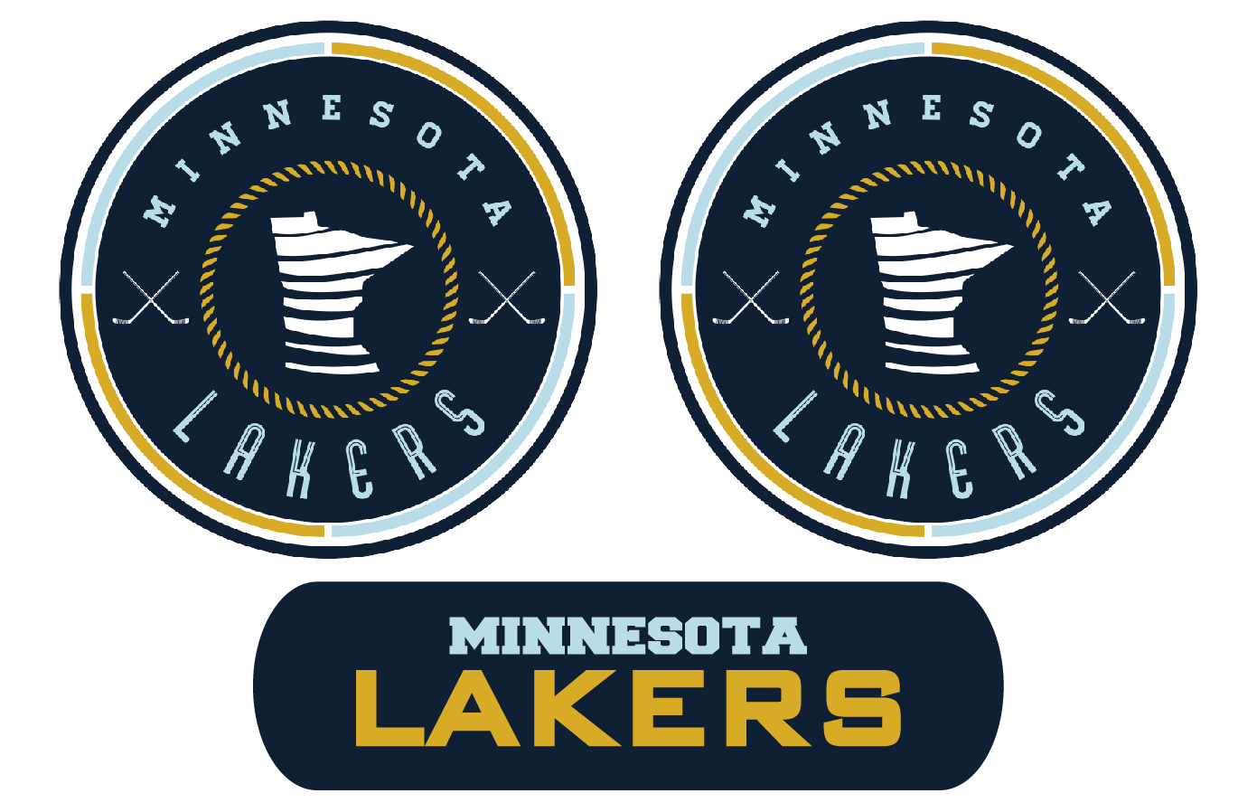 2023-24 Minnesota Lakers Helmet Decals – Sniper Hockey Designs