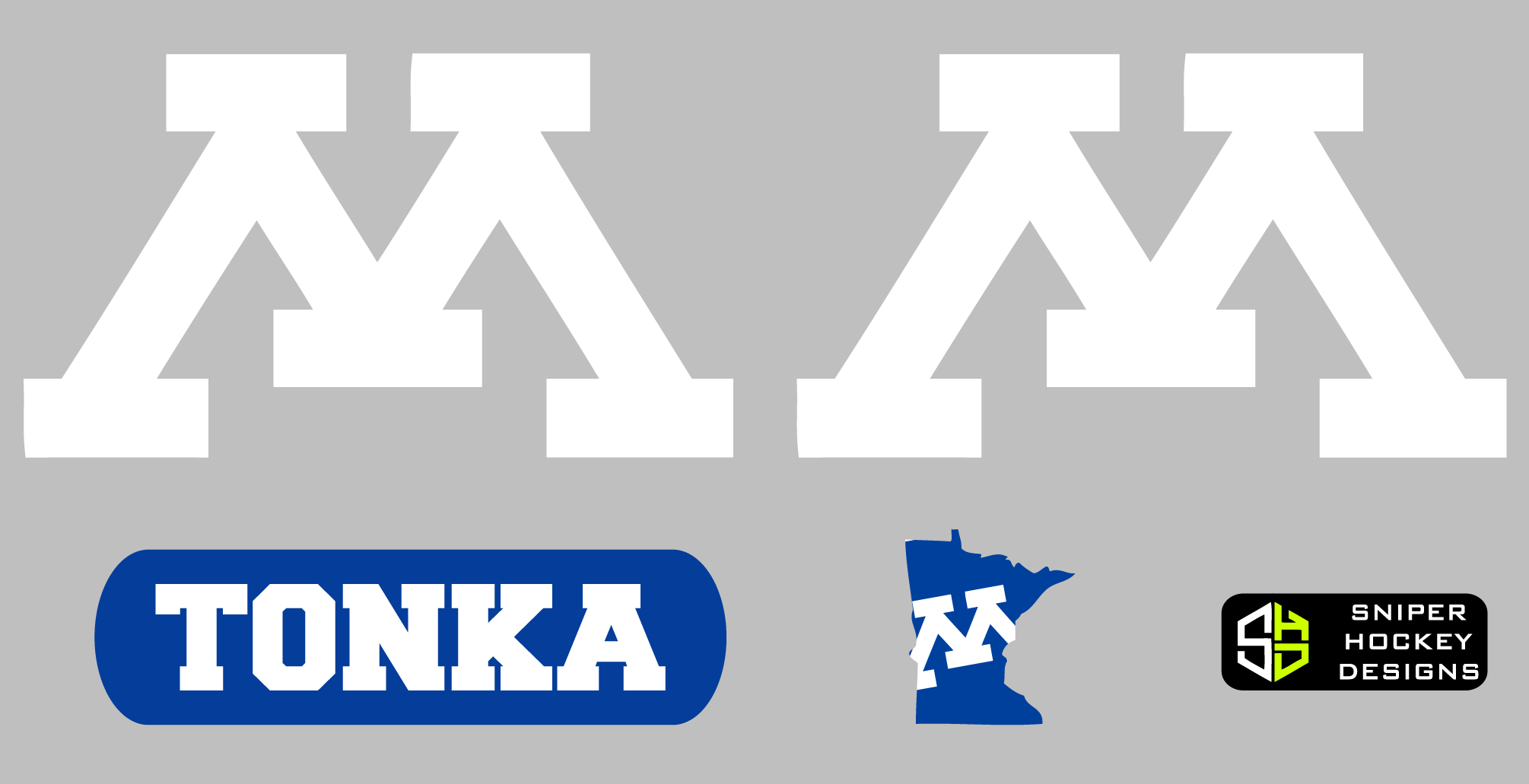 2023-24 Minnetonka Youth Helmet Decals – Sniper Hockey Designs